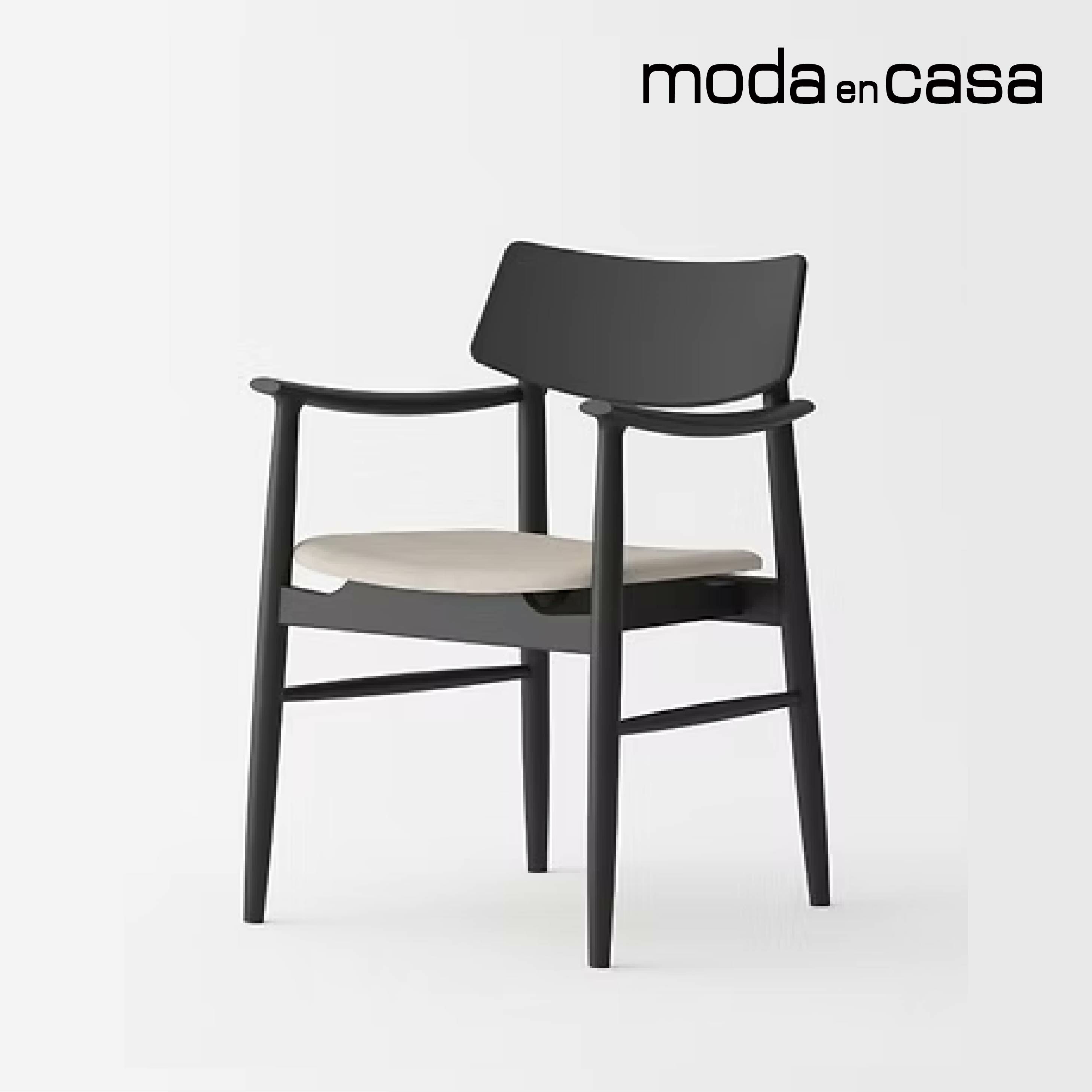 moda en casa モーダエンカーサ ダイニングチェア KASPER chair カスパーチェア ファブリック 北欧モダン ...